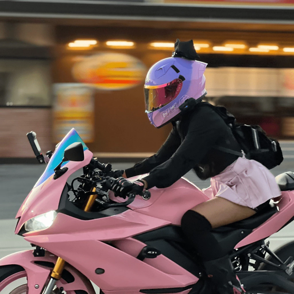 GILLE 135 GTS V1 Two Tone Helmet Full Face Helmet For Motorcycle Dual ...