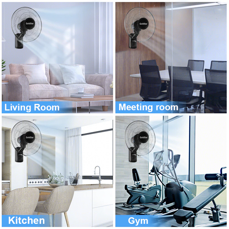 Keycool Powerful Electric Fan 16 Inch Wall Fan Multifuction Stand Fan ...