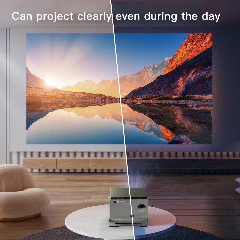 【Auto Focus】FUNFOOX PISTA projector 4K/1080P android 9.0 wifi/bluetooth ...