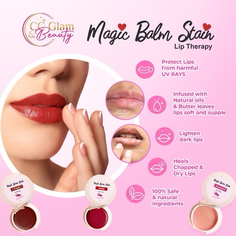 CC GLAM & BEAUTY Magic Balm Stain (lip Therapy) by Cris Cosmetics Lip Balm | Shopee Philippines