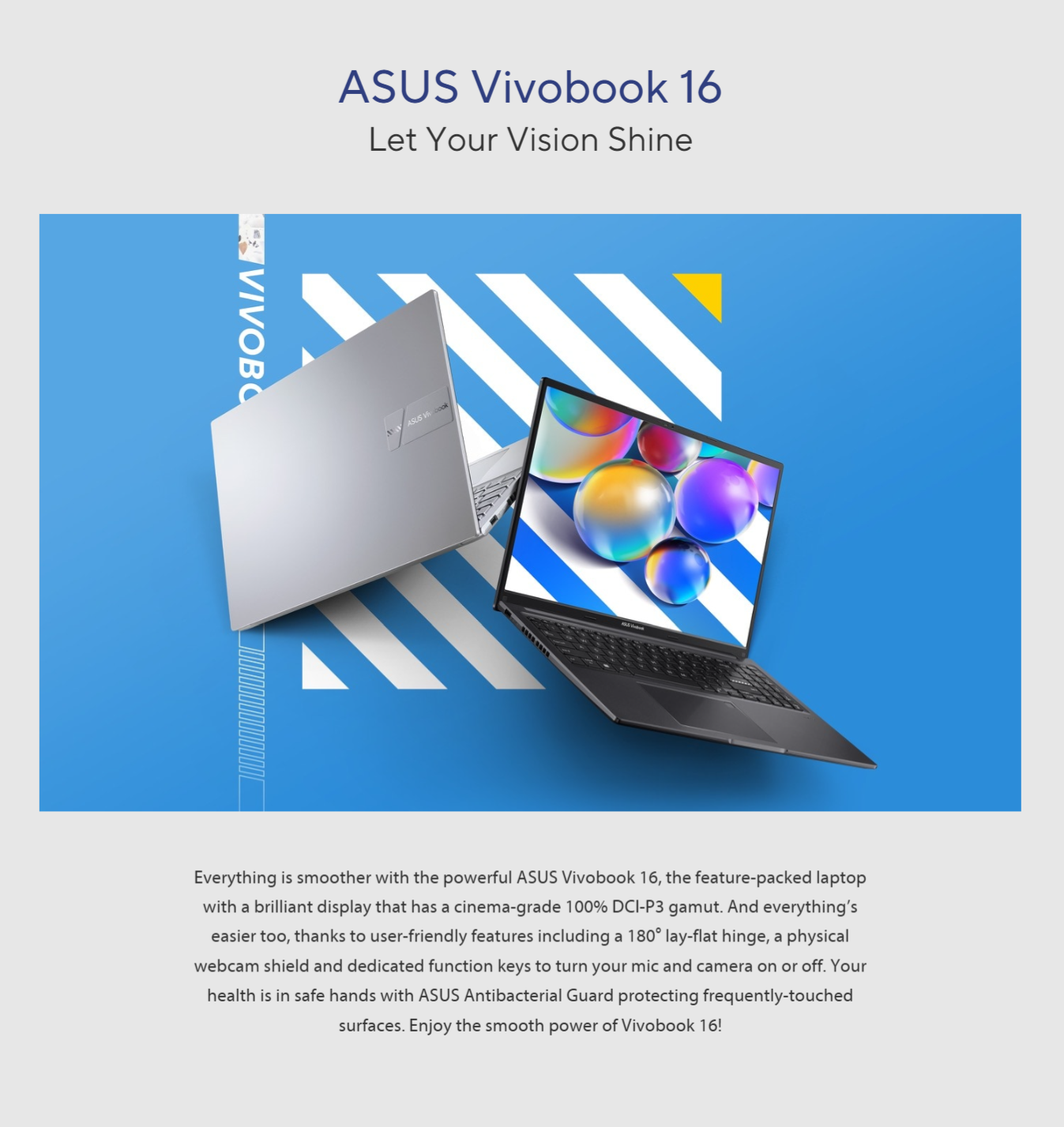 ASUS Vivobook 16 X1605VA-MB738WSM/i9/16GB DDR4/512GB SSD/Intel Iris Xe/16" FHD/WIN11 Laptop ...