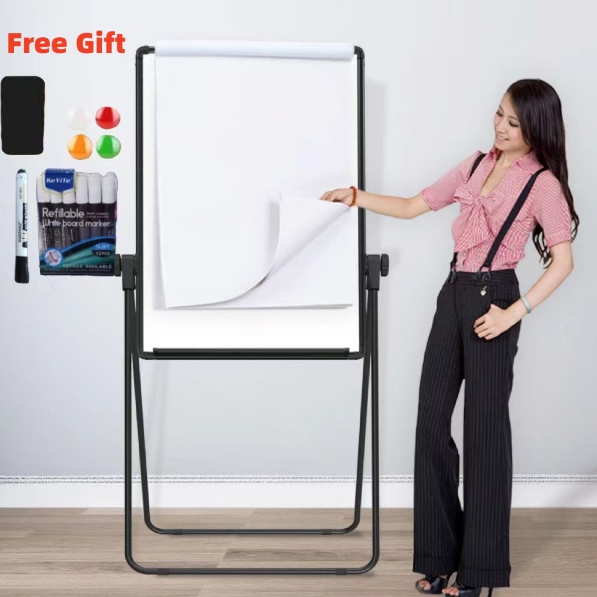 Whiteboard White Board With Stand Whiteboard Bracket Magnetic U-shaped ...