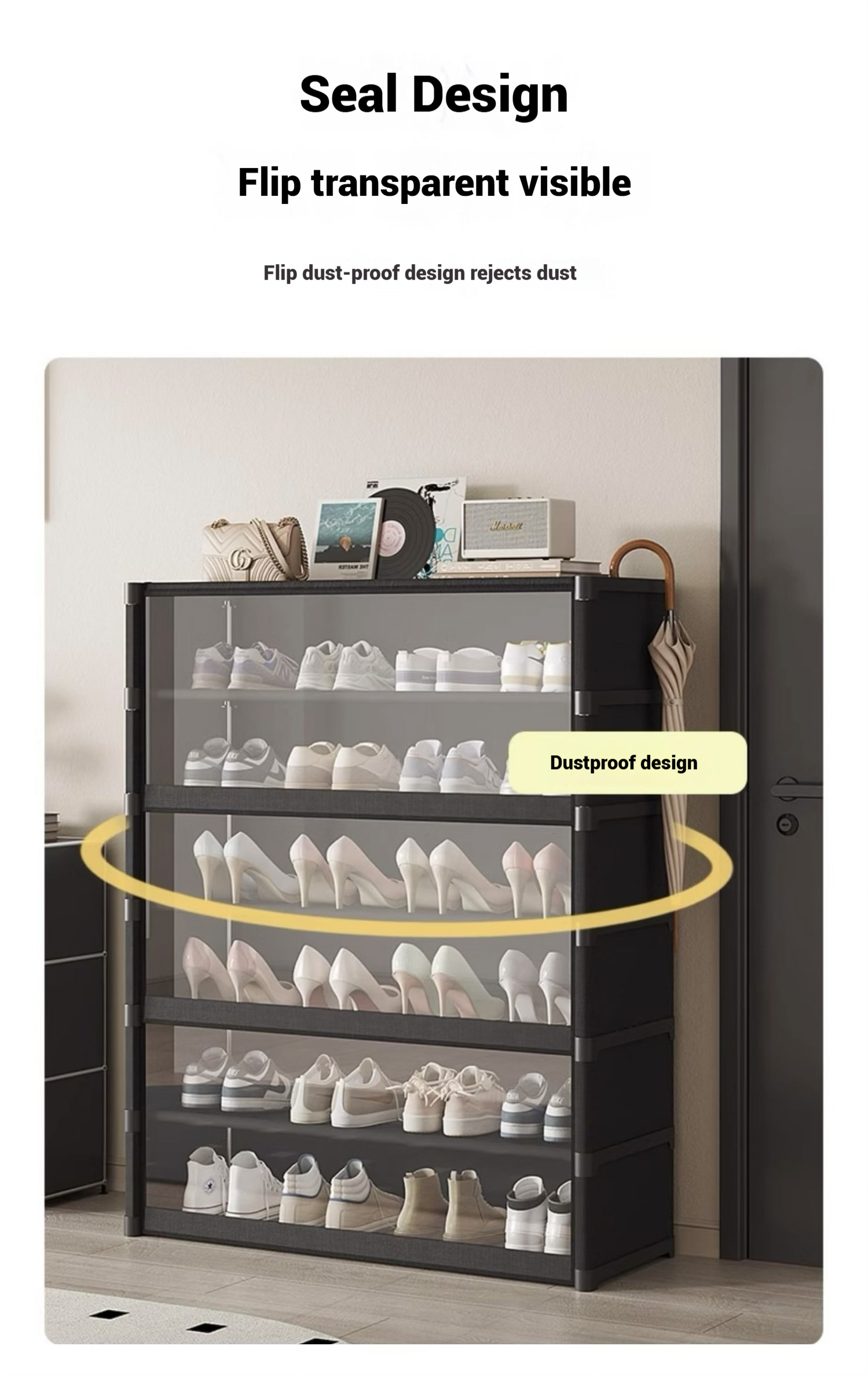 3/5/7/9 Layers Floor Shoe Rack Organizer Home Use Simple Shoe storage ...
