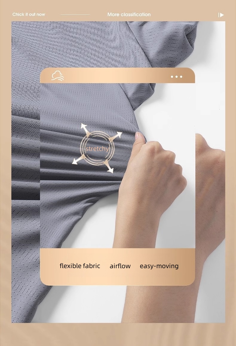 MANMAN-Ice Silk Dri-Fit T-Shirt for Men - Breathable Mesh Short Sleeve ...