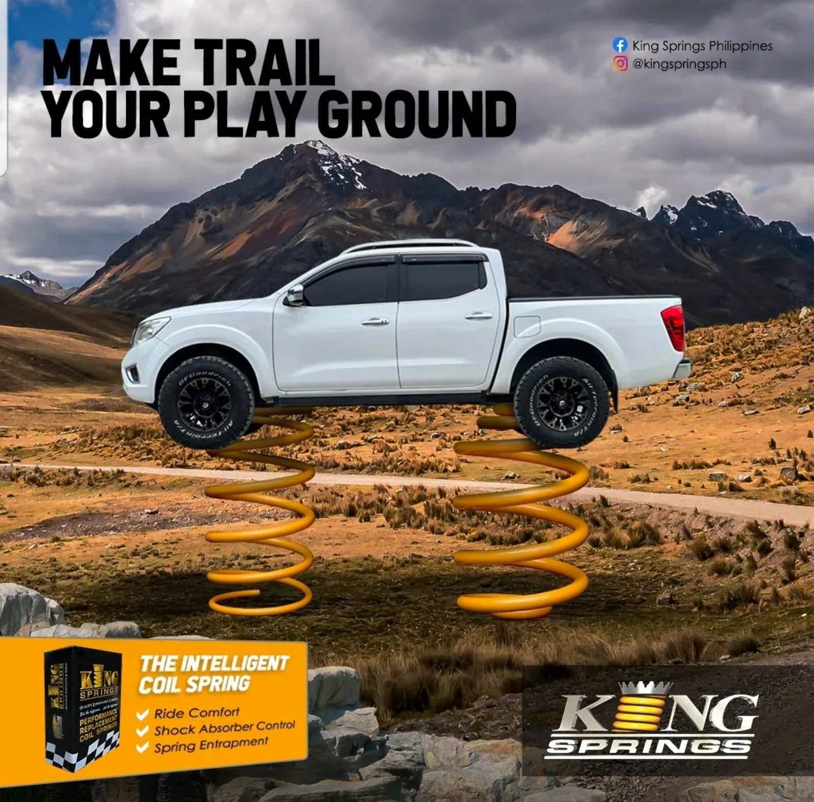 King Spring Progressive Coil Spring Mitsubishi Strada 2008 to 2023 for ...