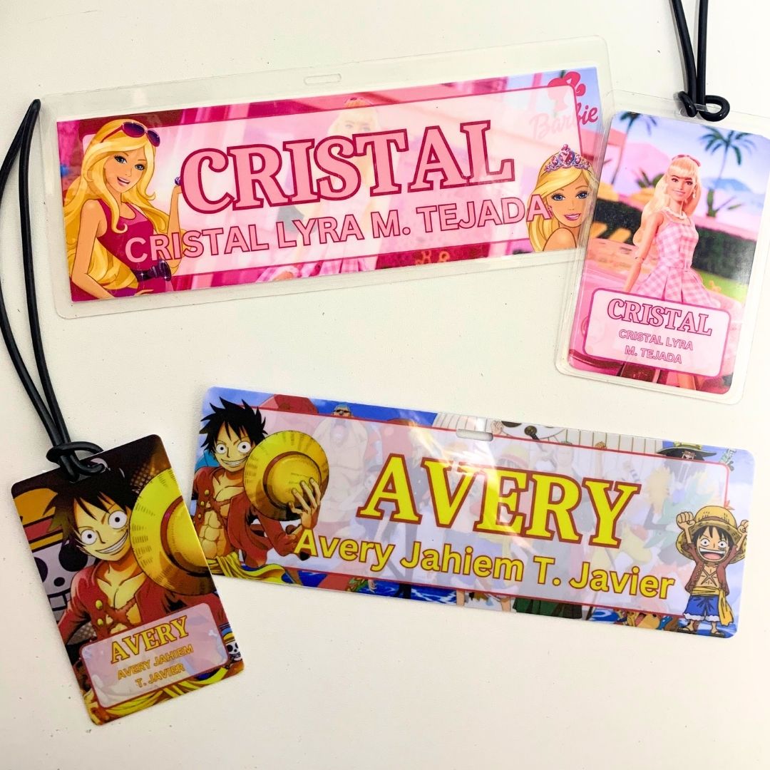 INKDROP CUSTOMIZED PVC NAMEPLATE & BAG TAG FOR STUDENTS – LAMINATED ...