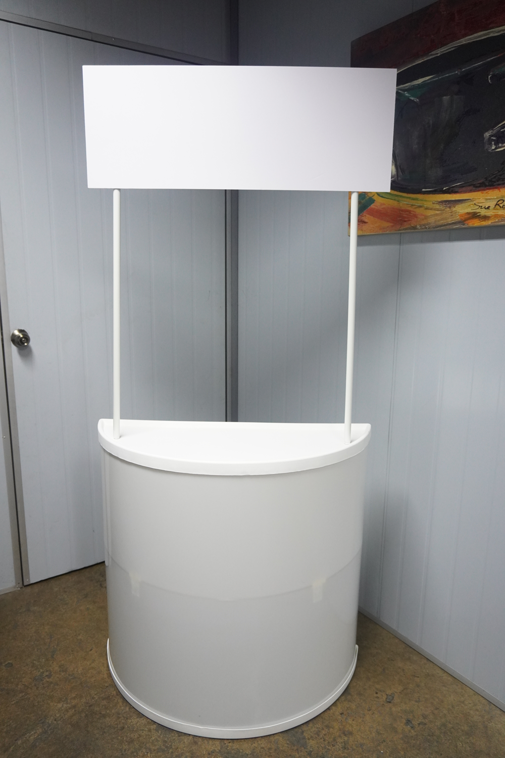 ADS PVC Semi-Circular Promotional Booth / Portable Booth 80.5cm x 120cm ...