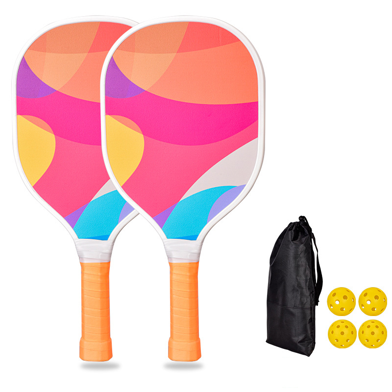 Adorefit Pickleball Paddles Set Solid Wood Pickle Racket for Beginners ...