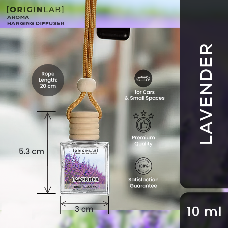 OriginLab- LAVENDER Hanging Diffuser - Car Freshener - Air Diffuser ...
