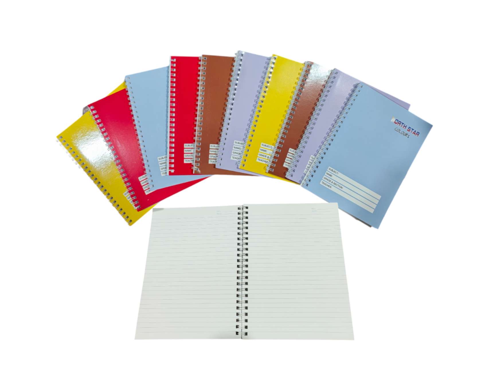 10PCS SCHOOL NOTEBOOKS BIG AND SMALL YARN/SPIRAL/COMPOSITION/WRITING ...