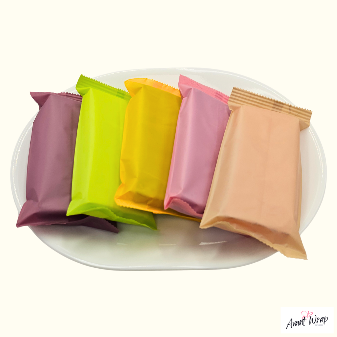 FP10003 (95PCS) 9x19 CM Ice Cream Bag Popsicle Graham Bar Soap Pink ...