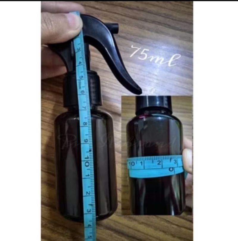 spray bottles amber Bottles with black trigger spray 75ml,100ml,250ml ...