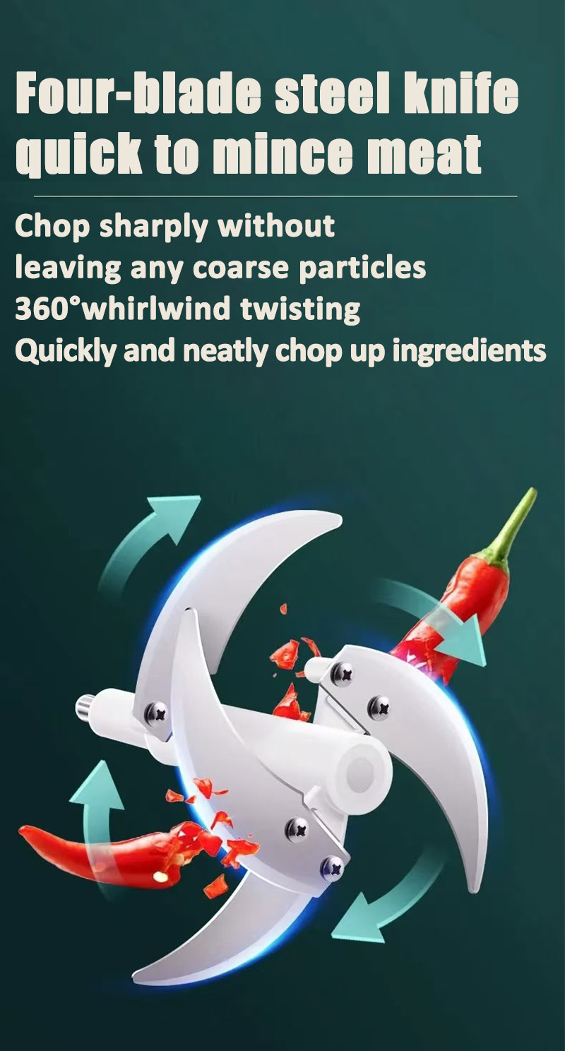 3L Electric Food Processor Heavy Duty Food Processor And Grinder Set ...