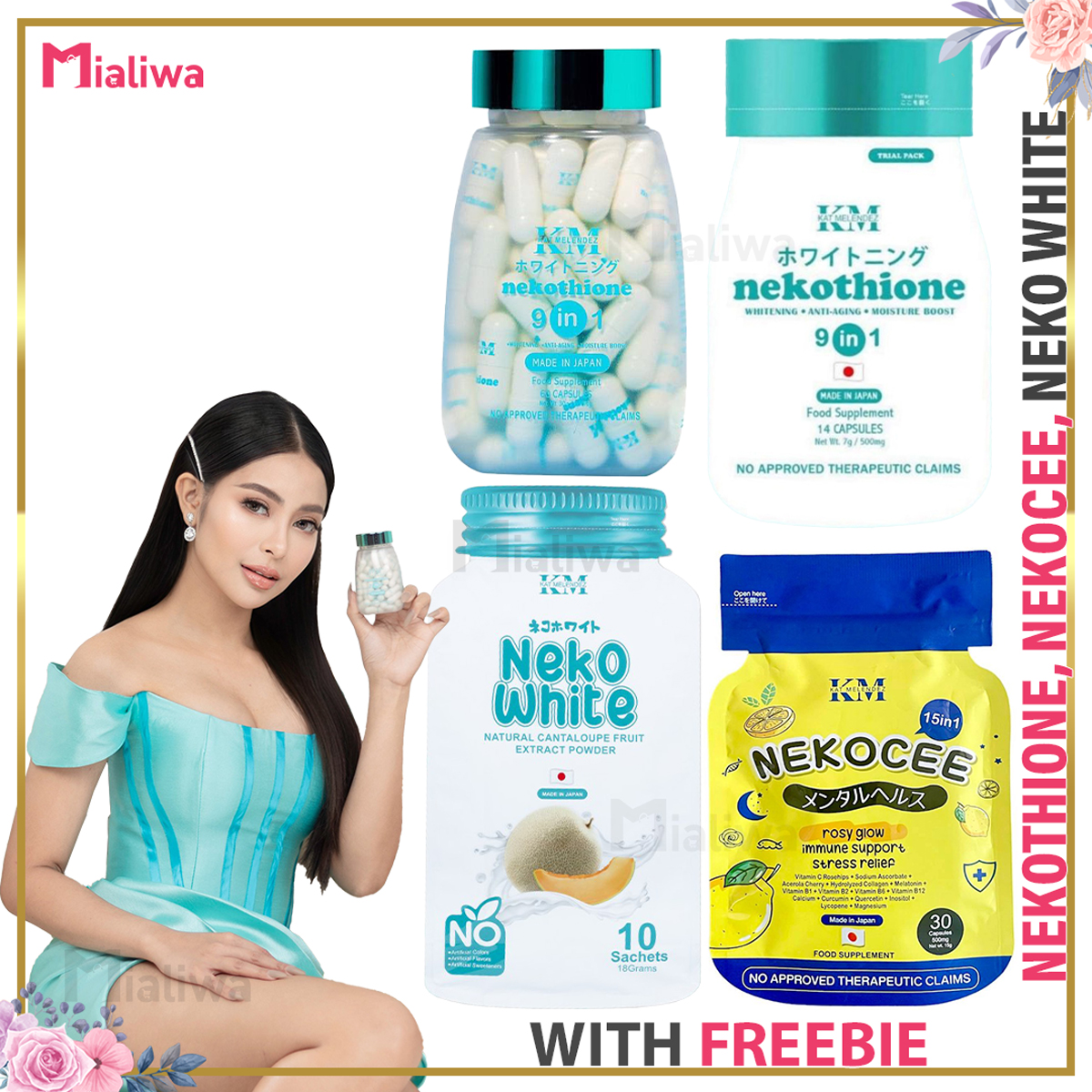 Nekothione By Kath Melendez Nekocee Capsules Neko White Glutathione ...