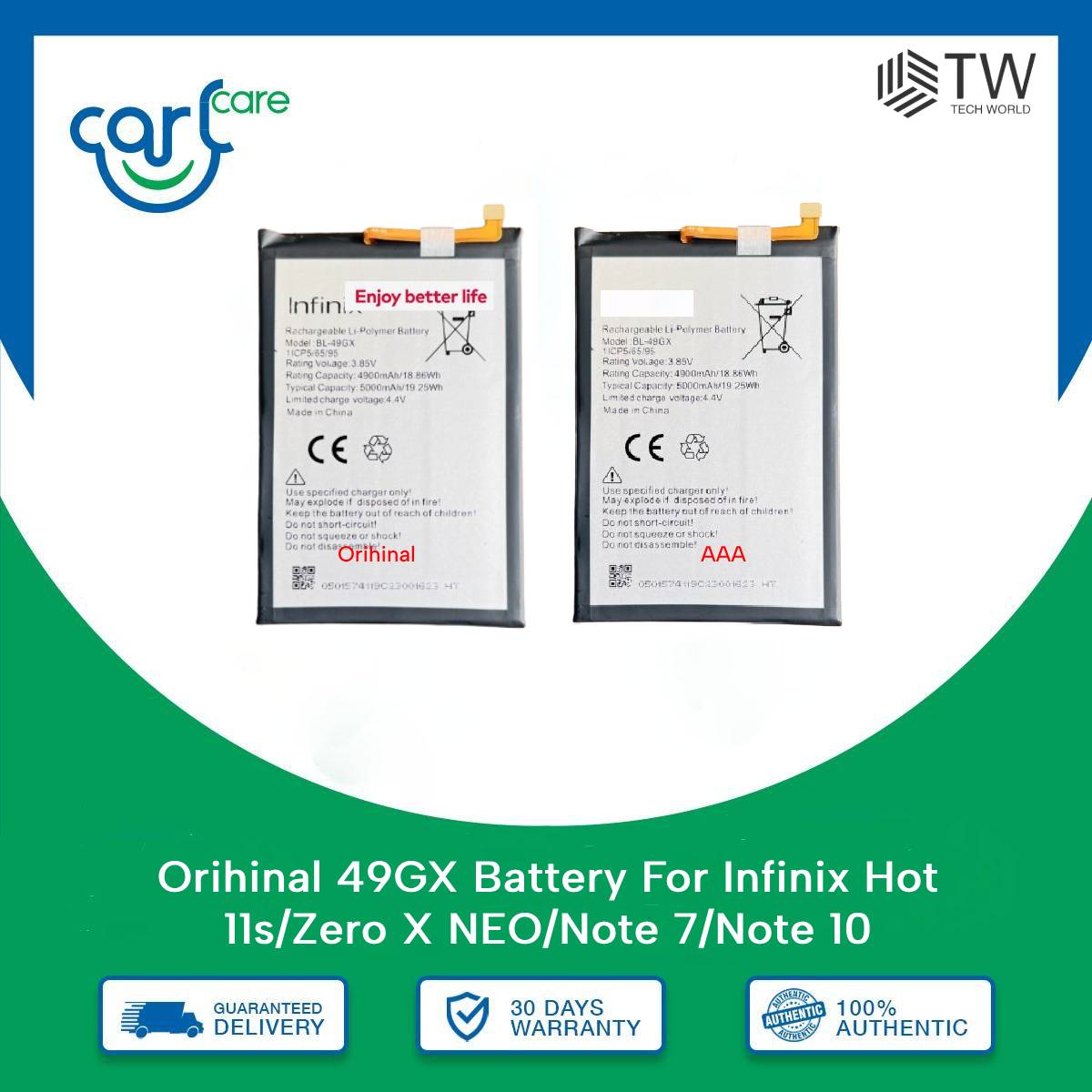 Infinix BL-49GX (Hot 11s, Zero X Neo, Note 7, Note 10) | Shopee Philippines