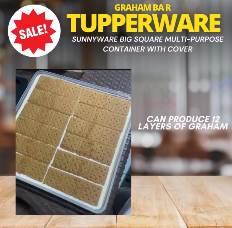 BUY 1 TAKE 1 FREE - 3L GRAHAM BAR TUPPERWARE | Shopee Philippines