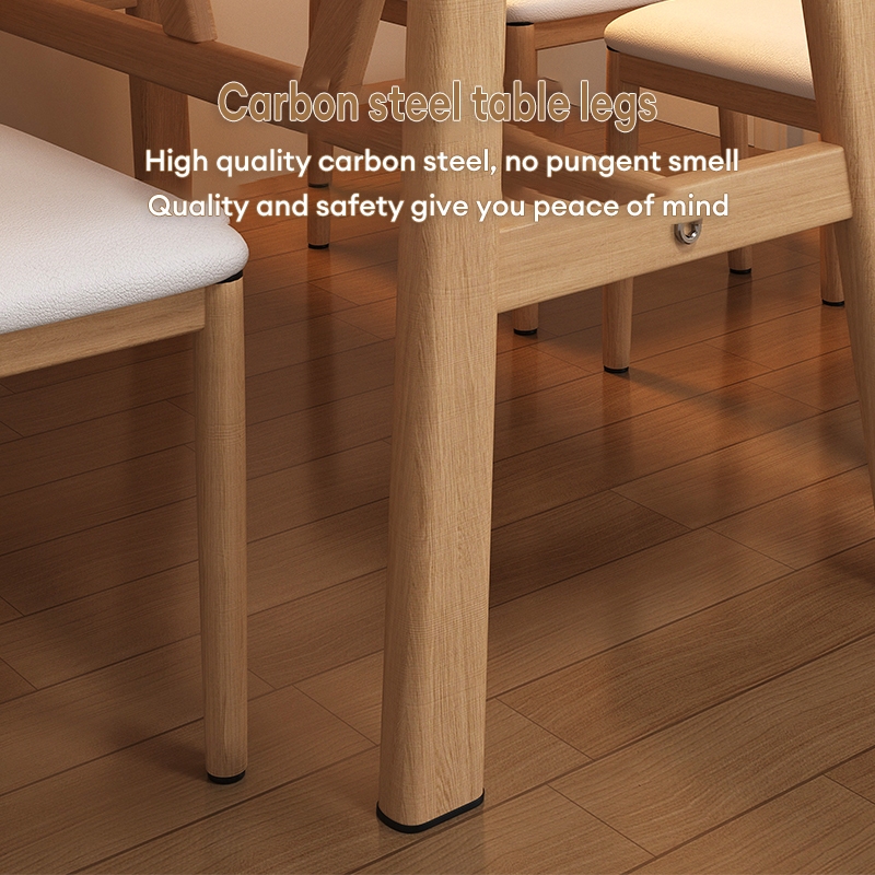 Simple dining table solid wood table home stable dining table ...