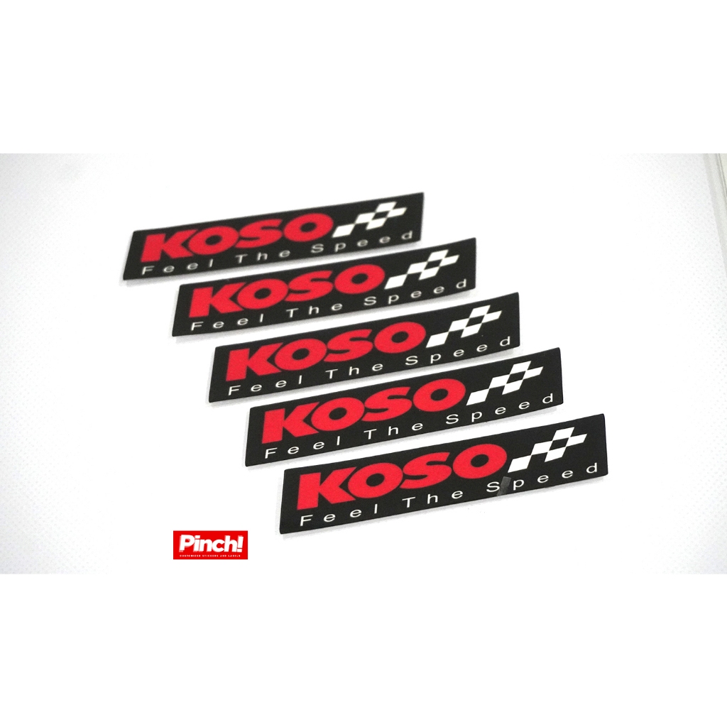 Pinch Motorcycle Sticker - KOSO Racing 4pcs | Shopee Philippines