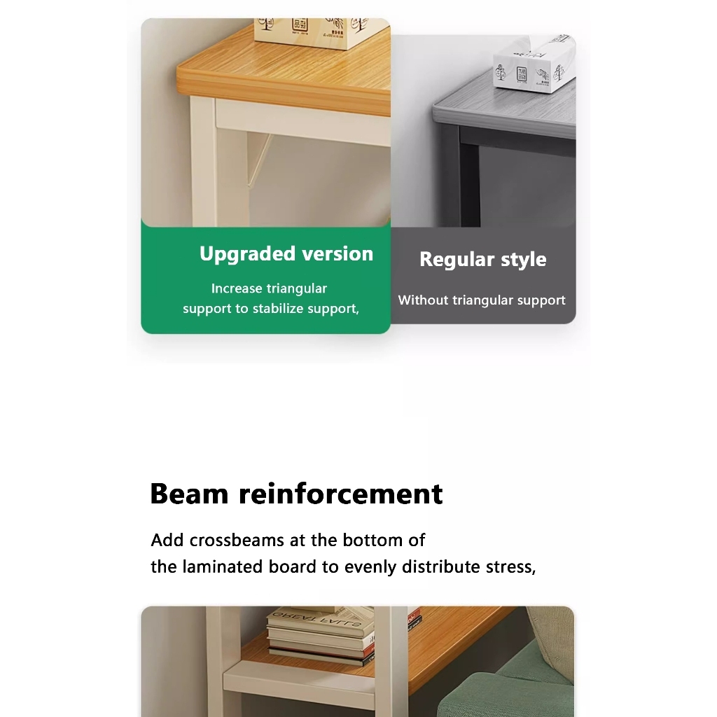 Bedroom Long Table Computer Table Study Table Desk Bedside Gap Against ...