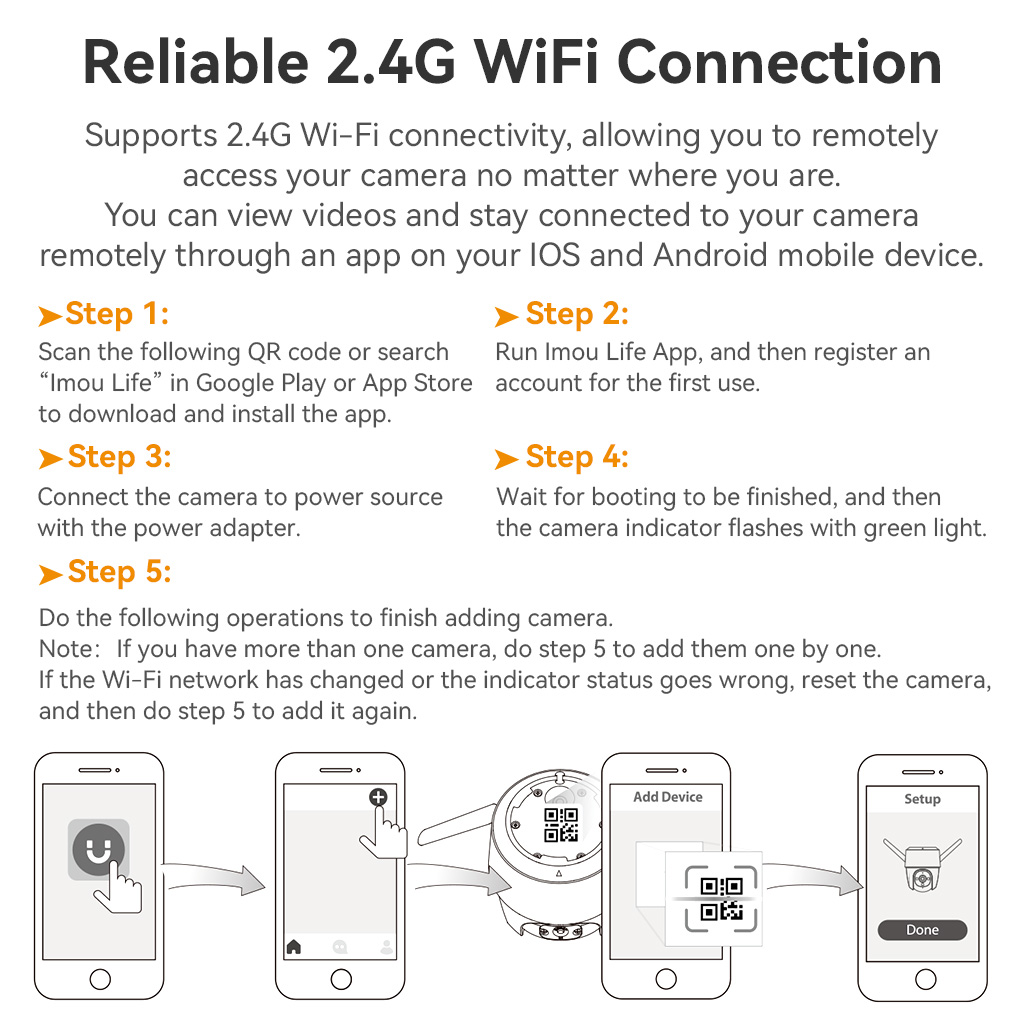 IMOU Ranger 2C 5MP Indoor Security Camera CCTV Camera Baby / Pet ...