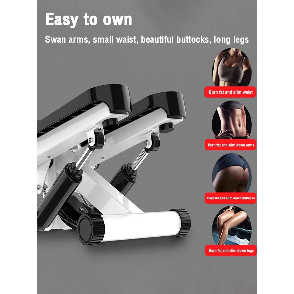 Stepper Exercise Mini Stair Stepper Bands Workout at Home with 300LBS ...