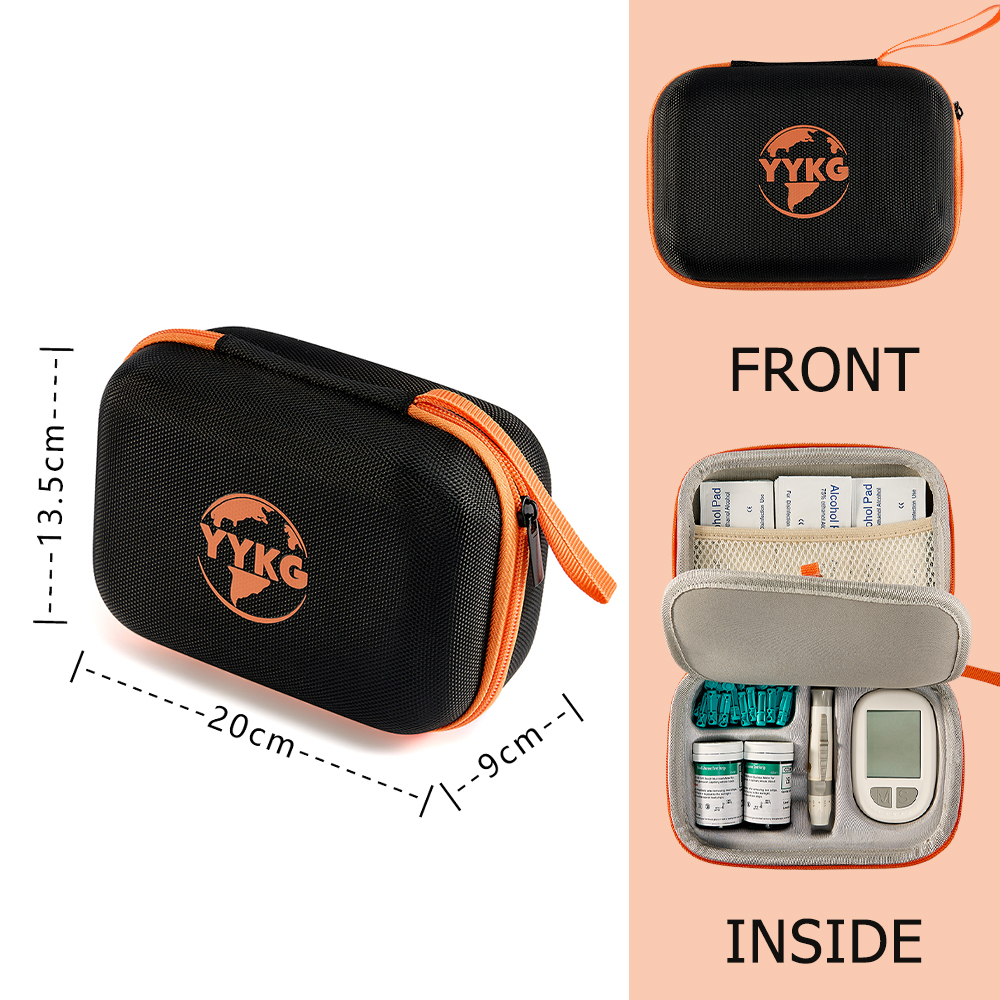 YYKG Travel Diabetic Storage Box - Moisture-Proof for Glucose Meter ...