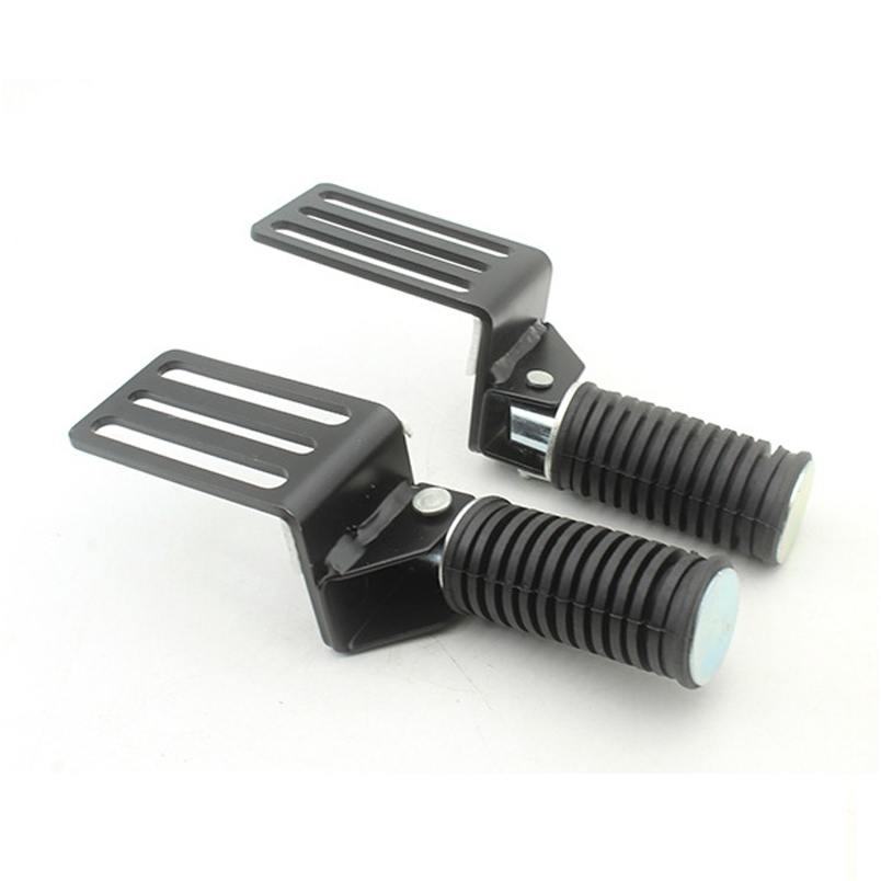 2pcs Universal Footstep Motorcycle Folding Pedal Foot Anti-Slip Hanging ...