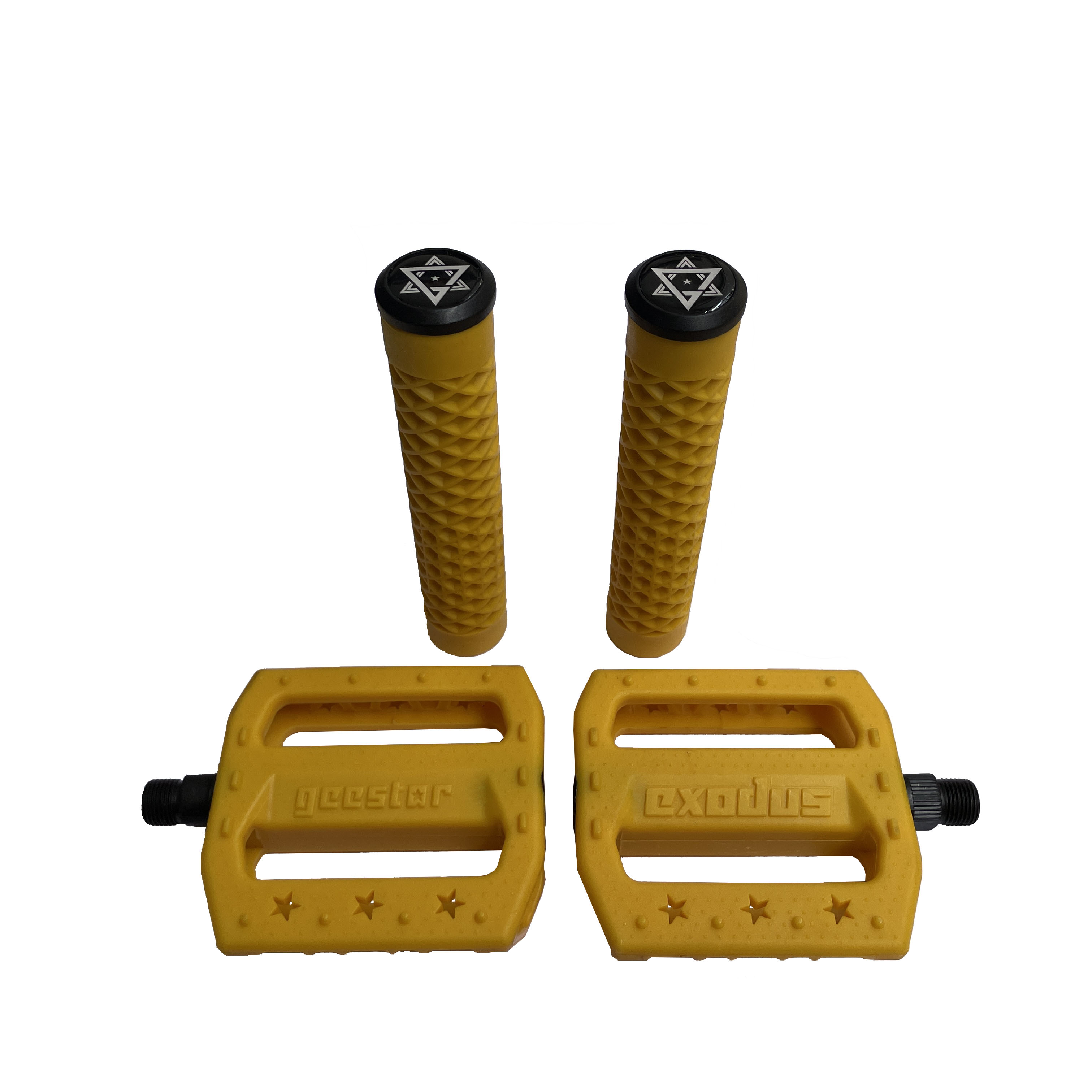 Geestar Exodus Nylon Bike Pedal 9/16 Big Axle 3pc 1/2 Small Axle 1pc ...