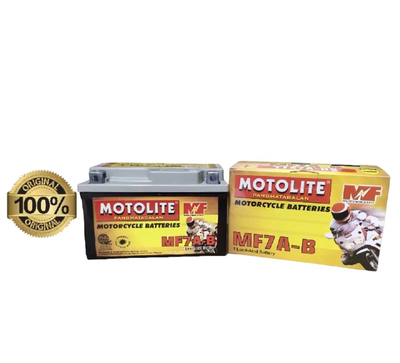MF7A-B YTX7A-BS MOTOLITE BATTERY (HONDA XLR,MOTORSTAR MSX, PREDATOR ...
