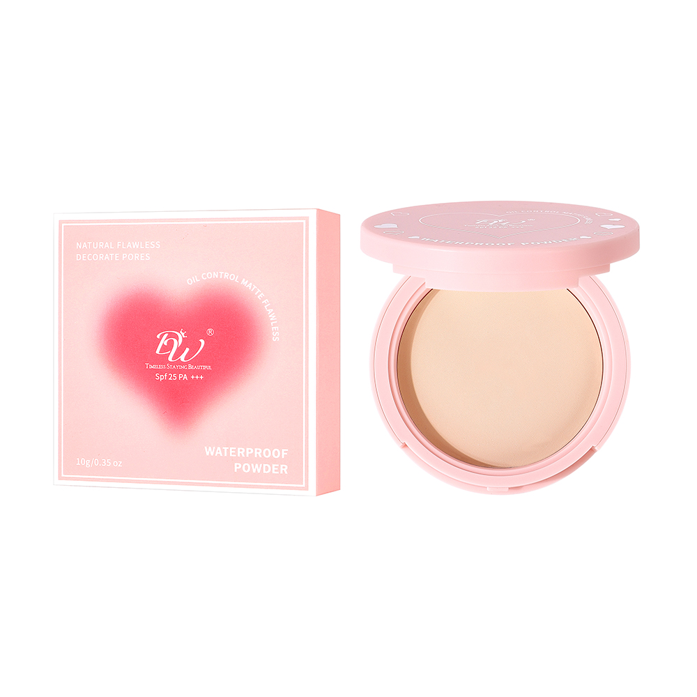 DW Pink Face Powder With SPF25 PA+++ Waterproof Oil Control Matte Long ...
