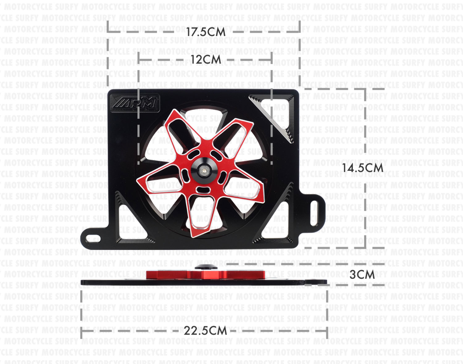 ARM Premium Pentagram Spinner Radiator Cover V4 Full Alloy CNC For Nmax ...