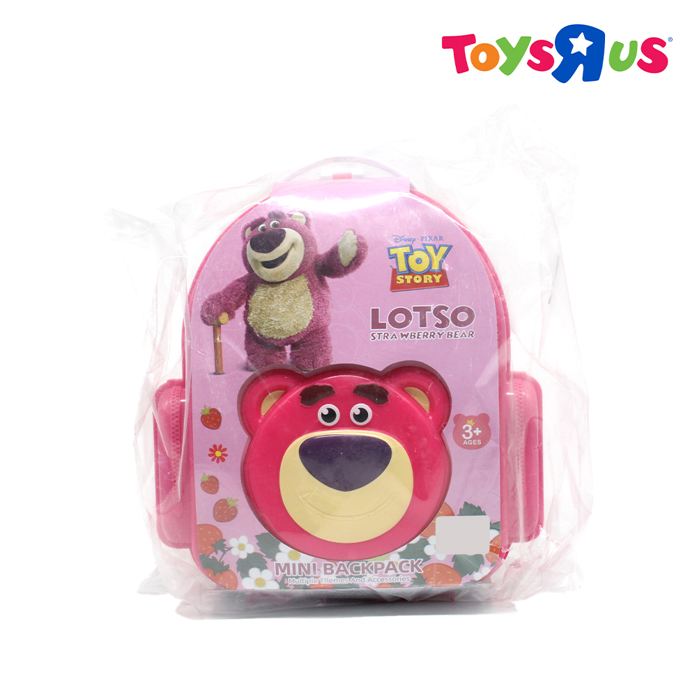 Disney Pixar Toy Story Lotso Strawberry Bear Mini Backpack | Shopee ...