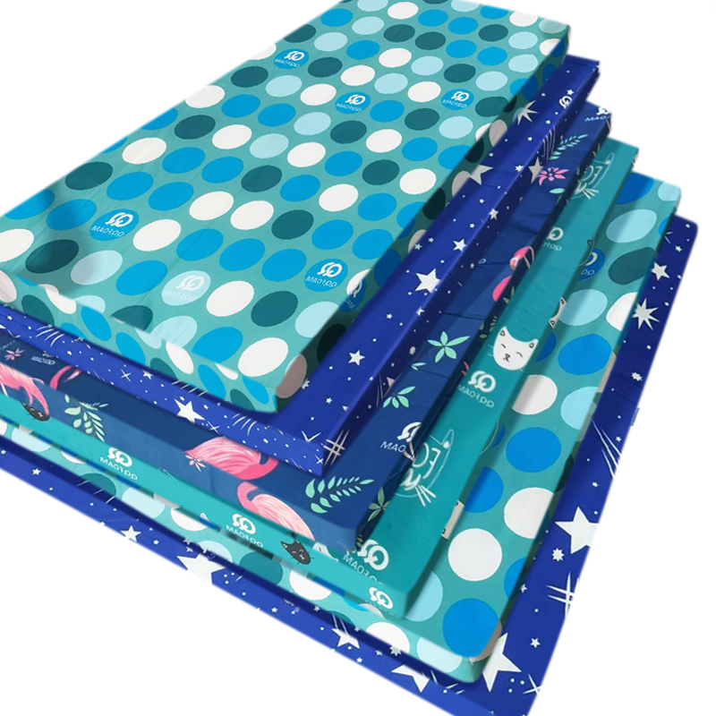 Foldable foam mattress with cover 2/4'' thick 100% Original Single ...