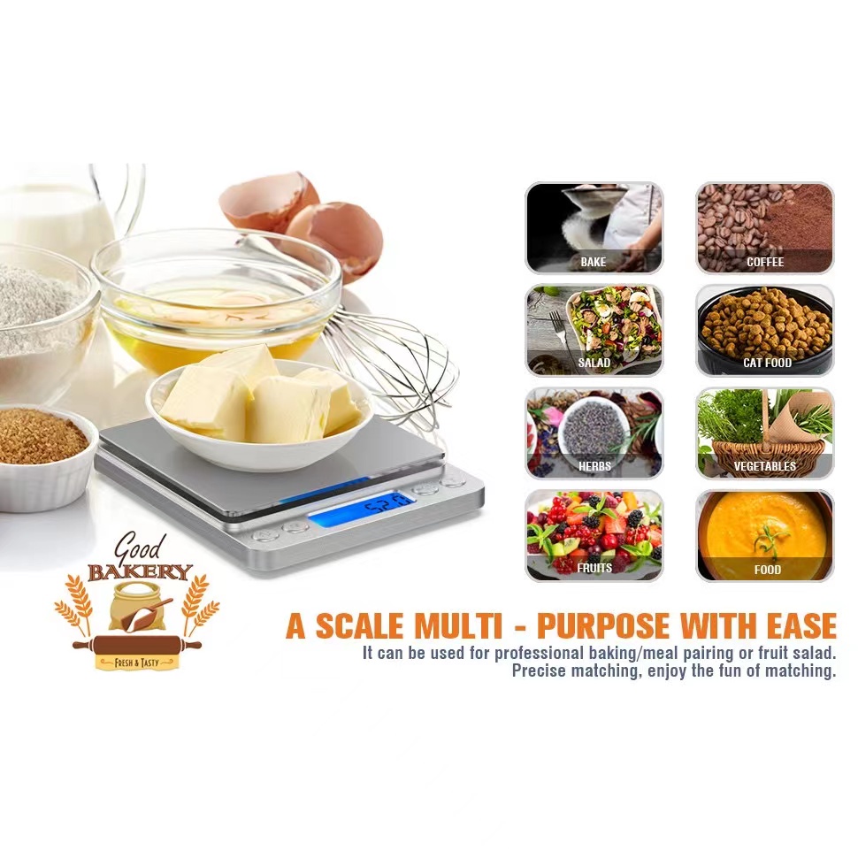 Digital Kitchen Scale Food scale Mini Pocket Jewelry Scale Cooking Food ...