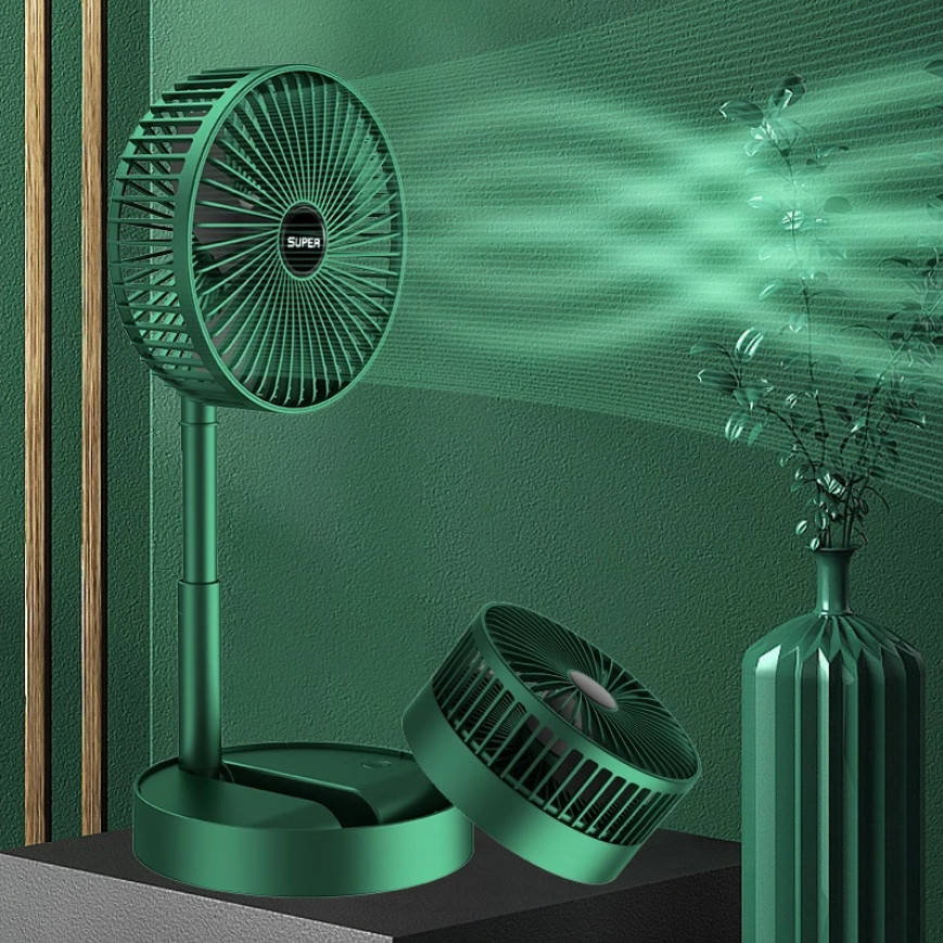 Fan Rechargeable Portable Fan Desk Electric Fan Small Folding Fan With ...