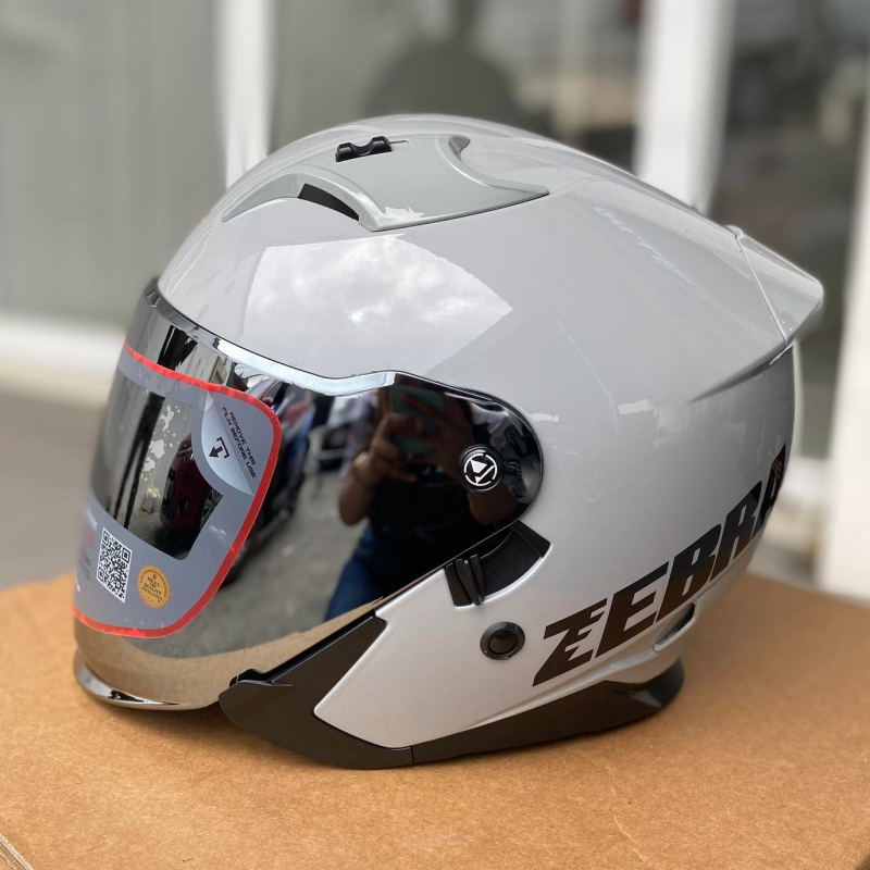 ZEBRA YM-902 Half Face Helmet For Motorcycle Helmet Half face Dual ...