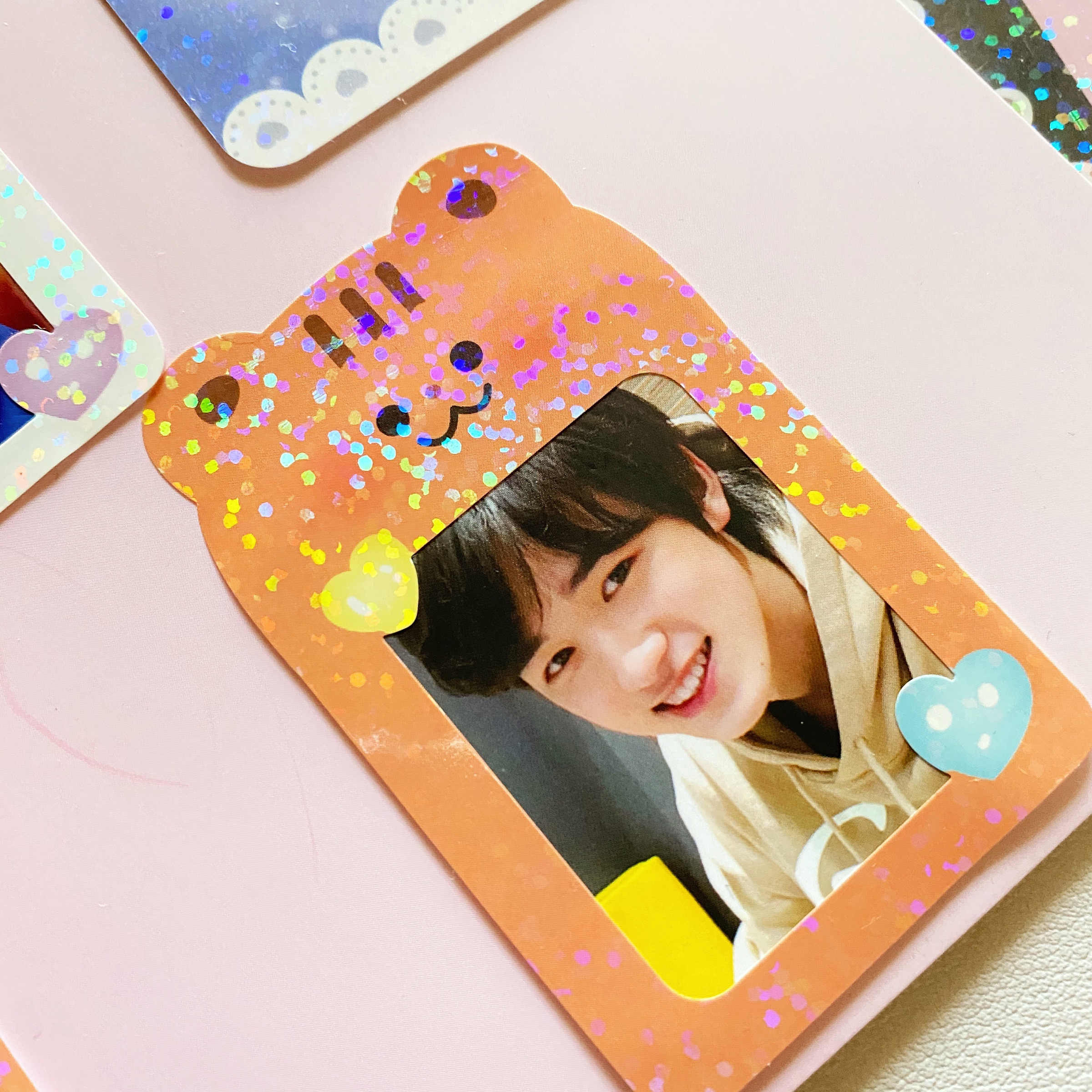 Glitter Kpop Idol Stickers for Photo Frame DIY Cute Aesthetic Scrapbook ...