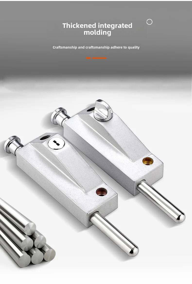 Hoba Aluminum Alloy Floor-standing Mortise Lock Glass Door Spring Bolt ...