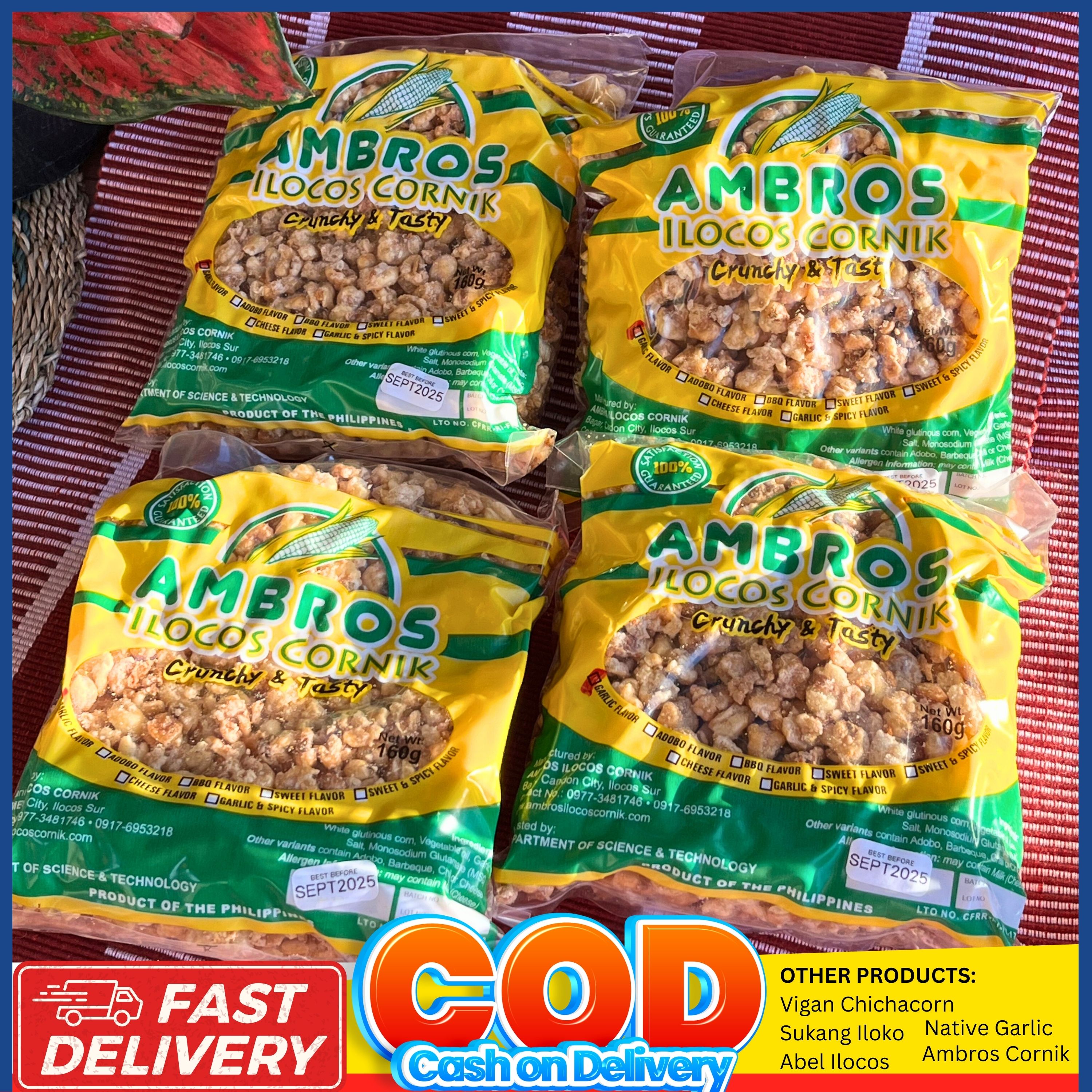 Ambros Ilocos Cornik The Original Crunchy Chichacorn Cornick | Shopee ...