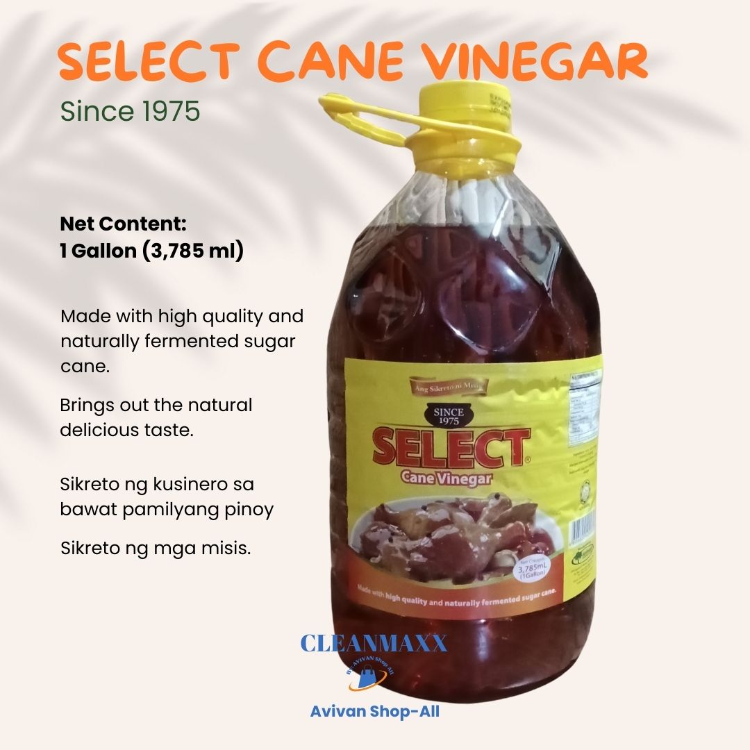 Select Cane Vinegar 1 Gallon| Sikreto ng mga Misis | Shopee Philippines