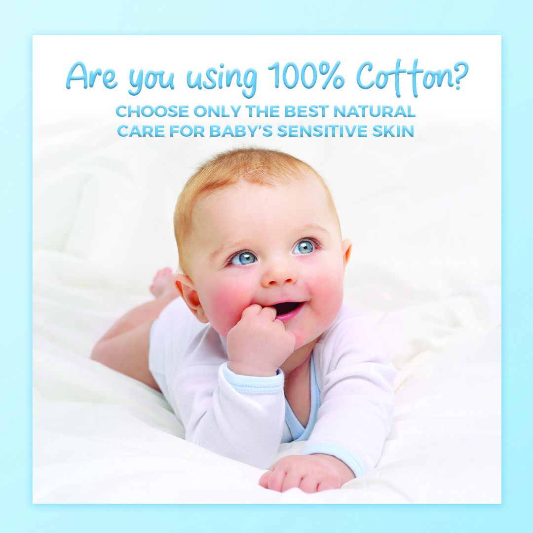 Cottoncare™ (80g) Plant-Based Baby Powder Talc-Free Extra-Sensitive ...