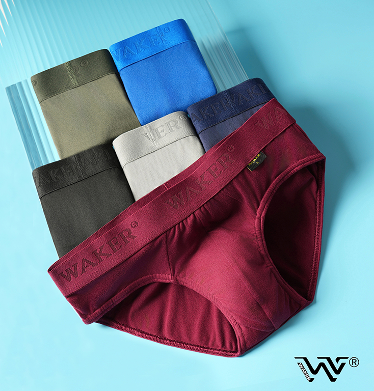 WAKER COD Men's Briefs Breathable Underwear Fashion mens Boxer Briefs 6 ...