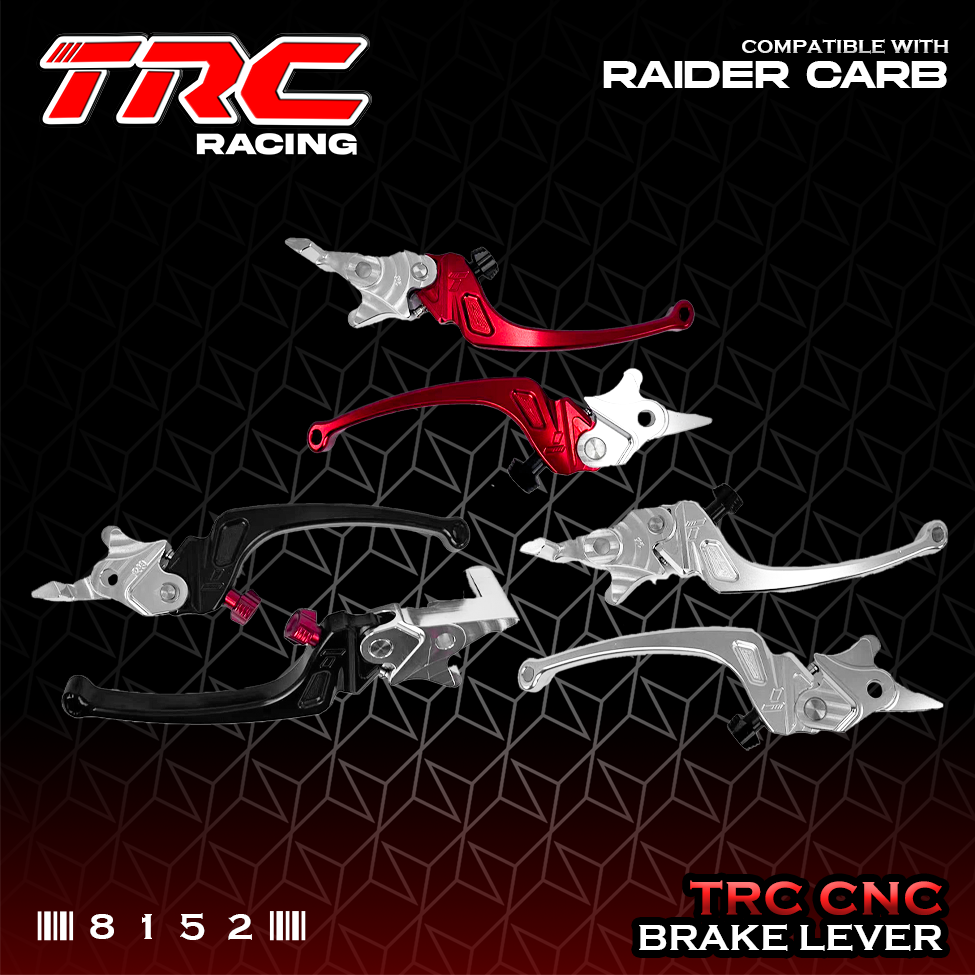 TRC RACING CNC BRAKE LEVER for RAIDER CARB/FI (MODEL 2015 AND UP) 8152 ...