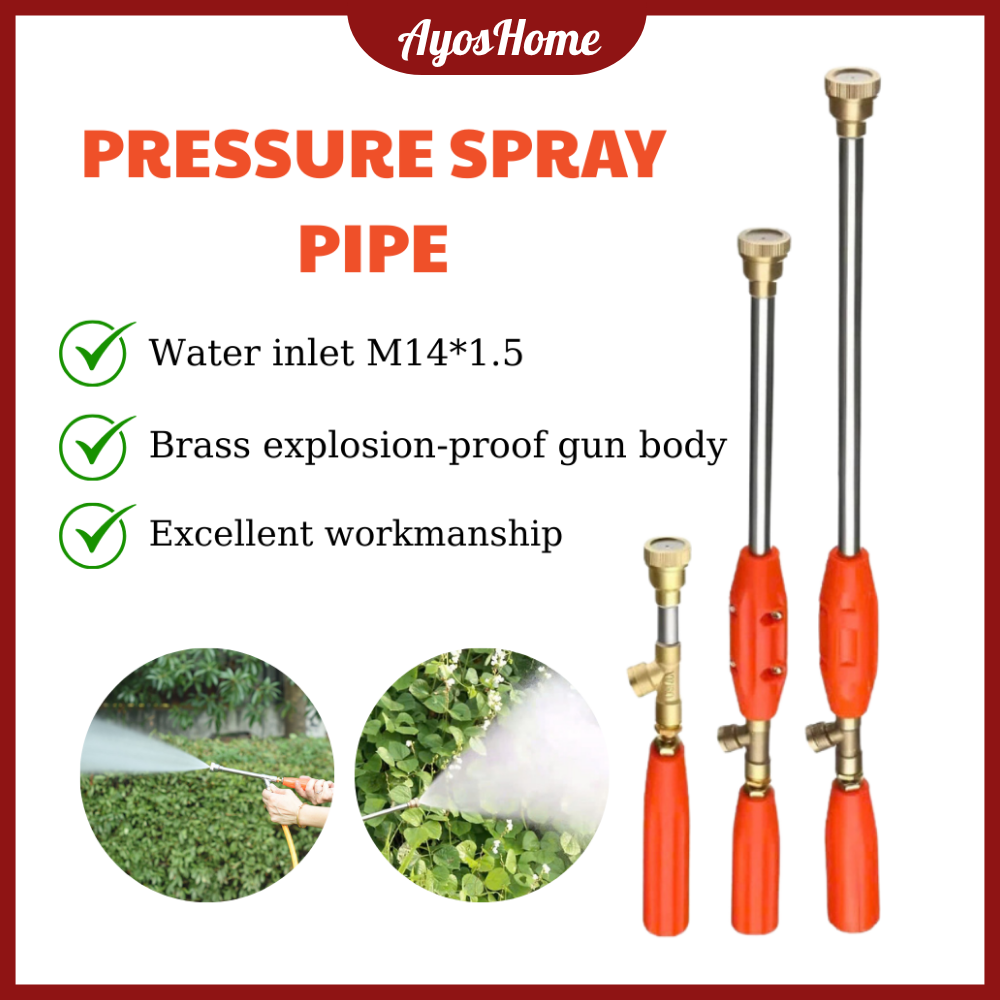 Pressure Spray Pipe Power Sprayer Stick Nozzle Spray Straight Gun Long ...