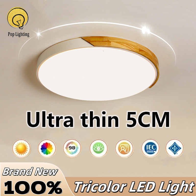 COD LED Tricolor Ceiling light bedroom ceiling lights Room light ...