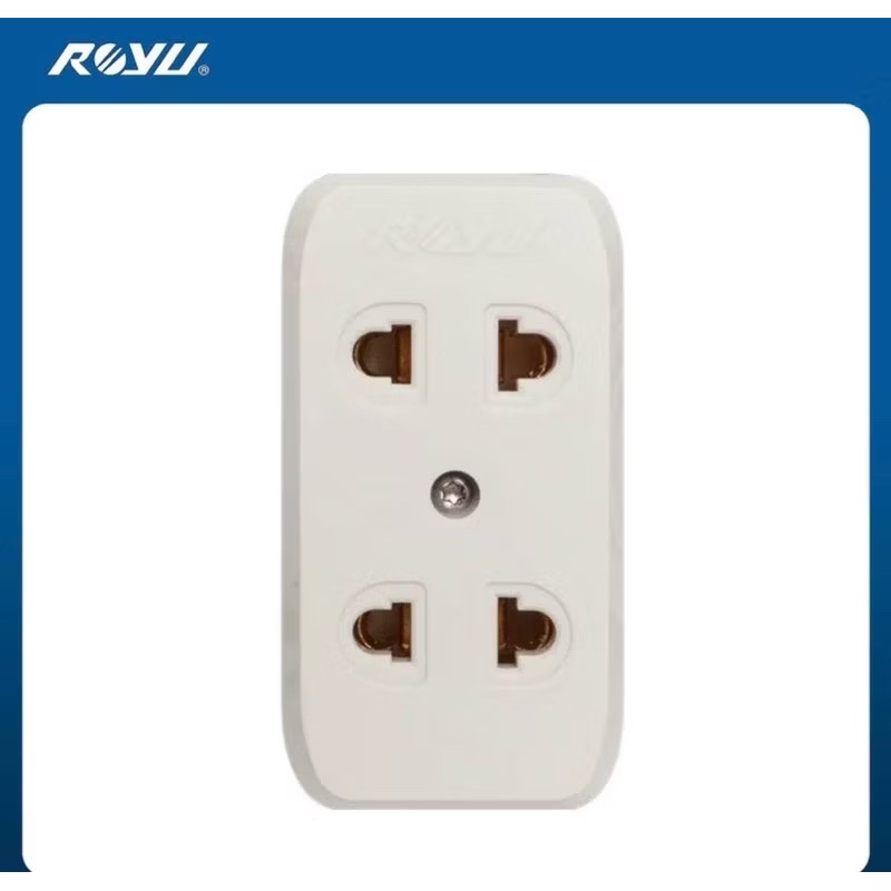 Royu Surface Type Double Triple Quadruple Convenience Outlet | Shopee ...