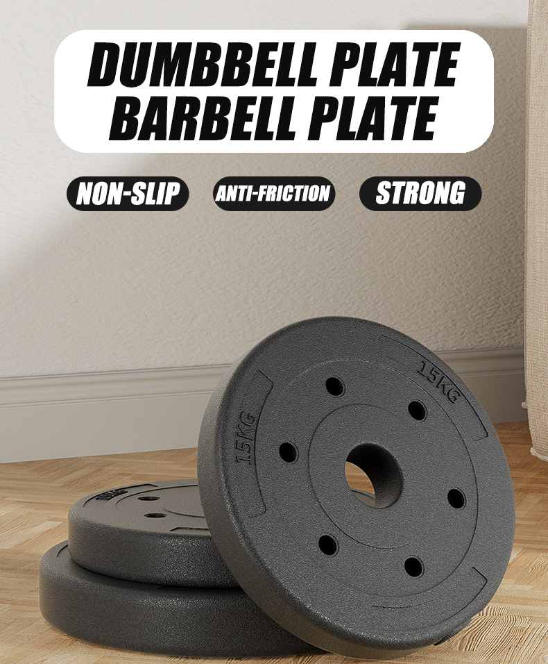 Dumbell Plates (1KG/1.25KG/1.5KG/2KG/2.5KG/3KG) Barbell Plates Fitness ...