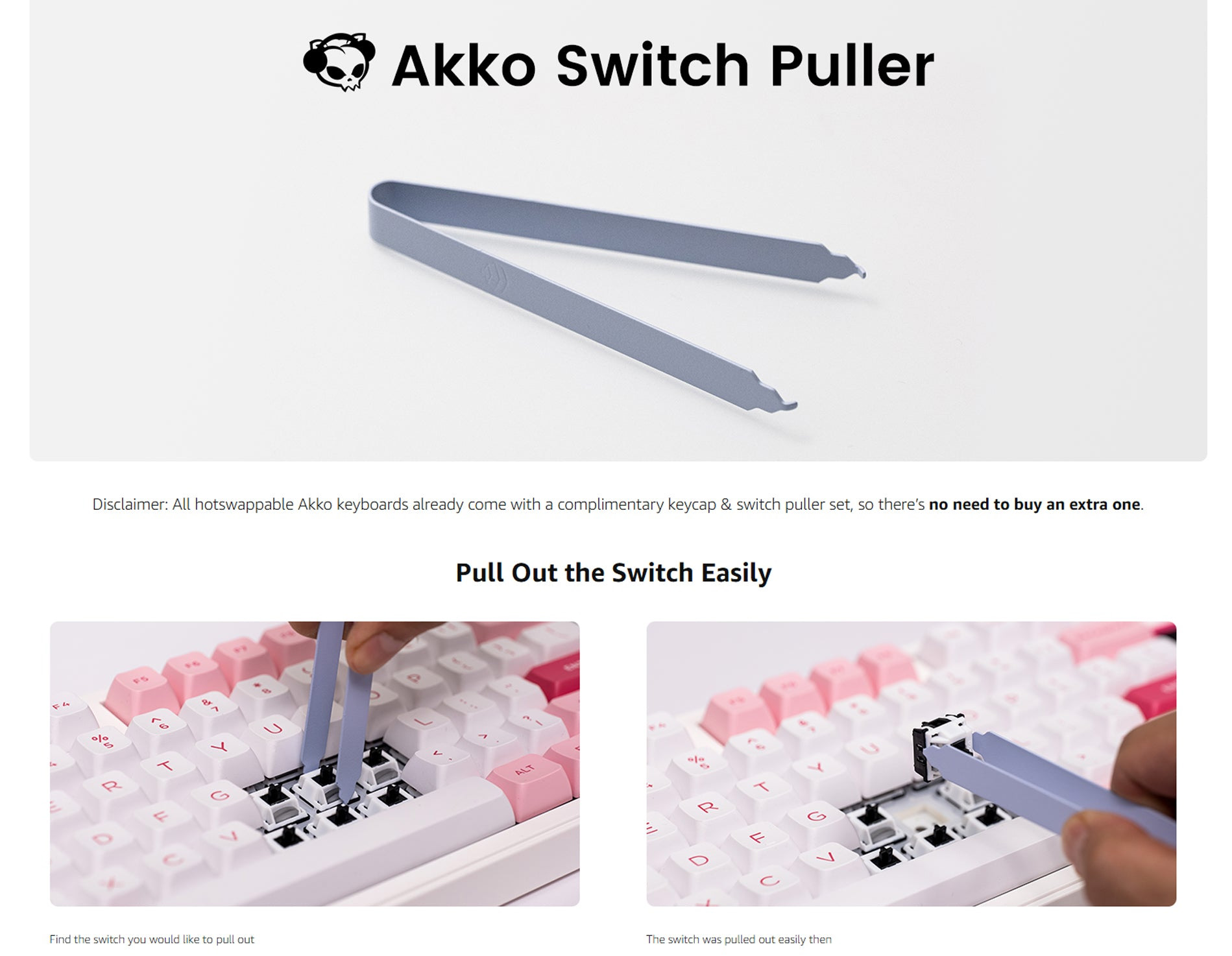 Akko Switch Puller | Shopee Philippines