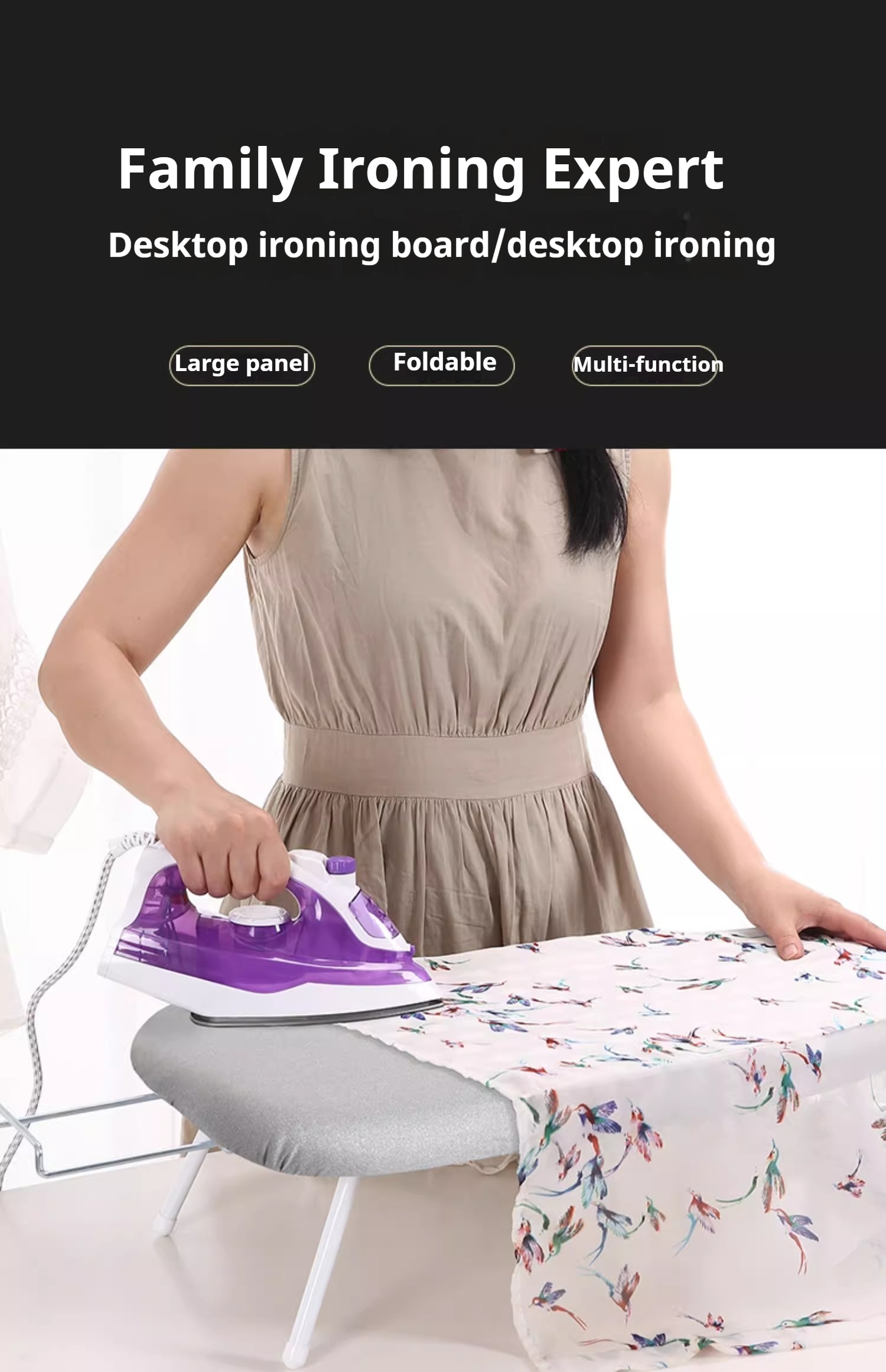 Ironing Board Foldable Set With Metal Bracket Three Sizes Available ...