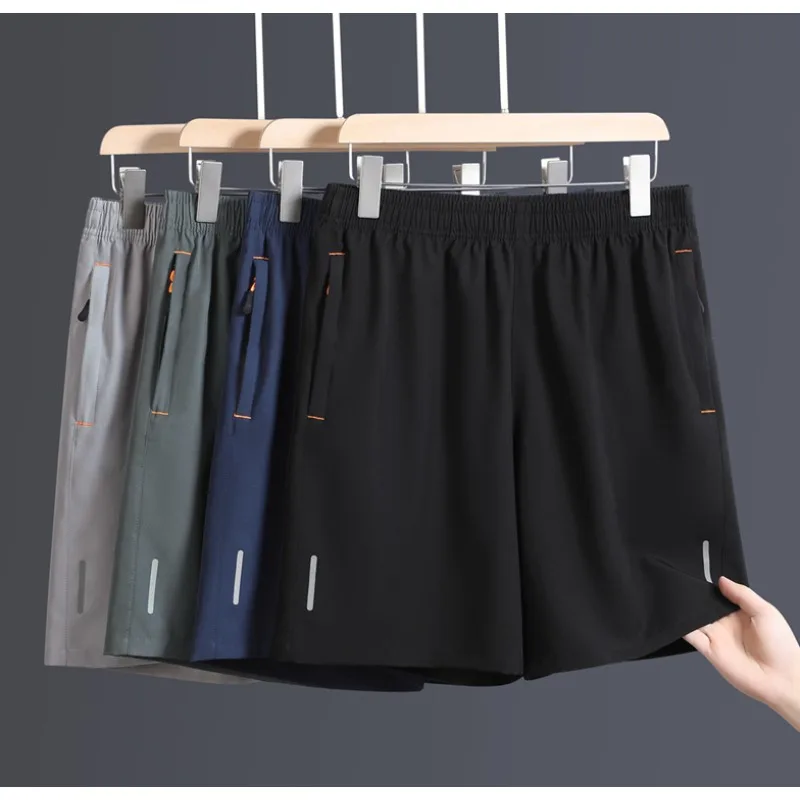 【Buy 1 get 2 】Ice Silk Beach Shorts Men Casual Shorts Sweatpants ...